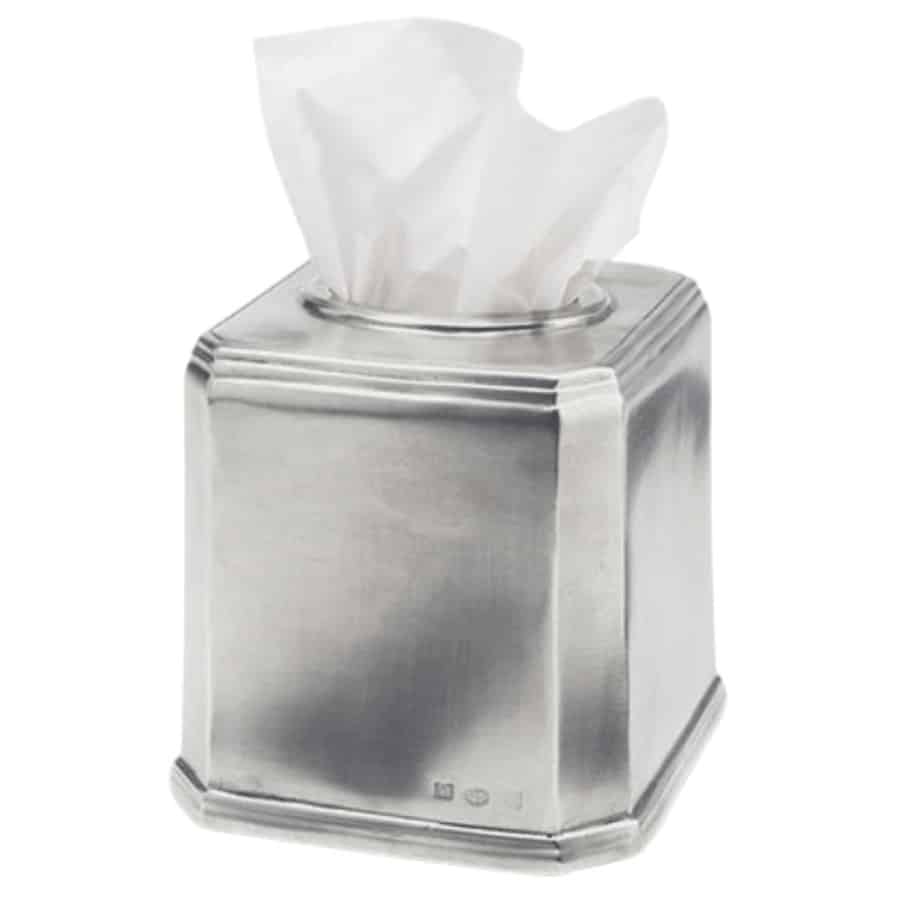 Dolomiti Pewter Tissue Box – Gwynn's