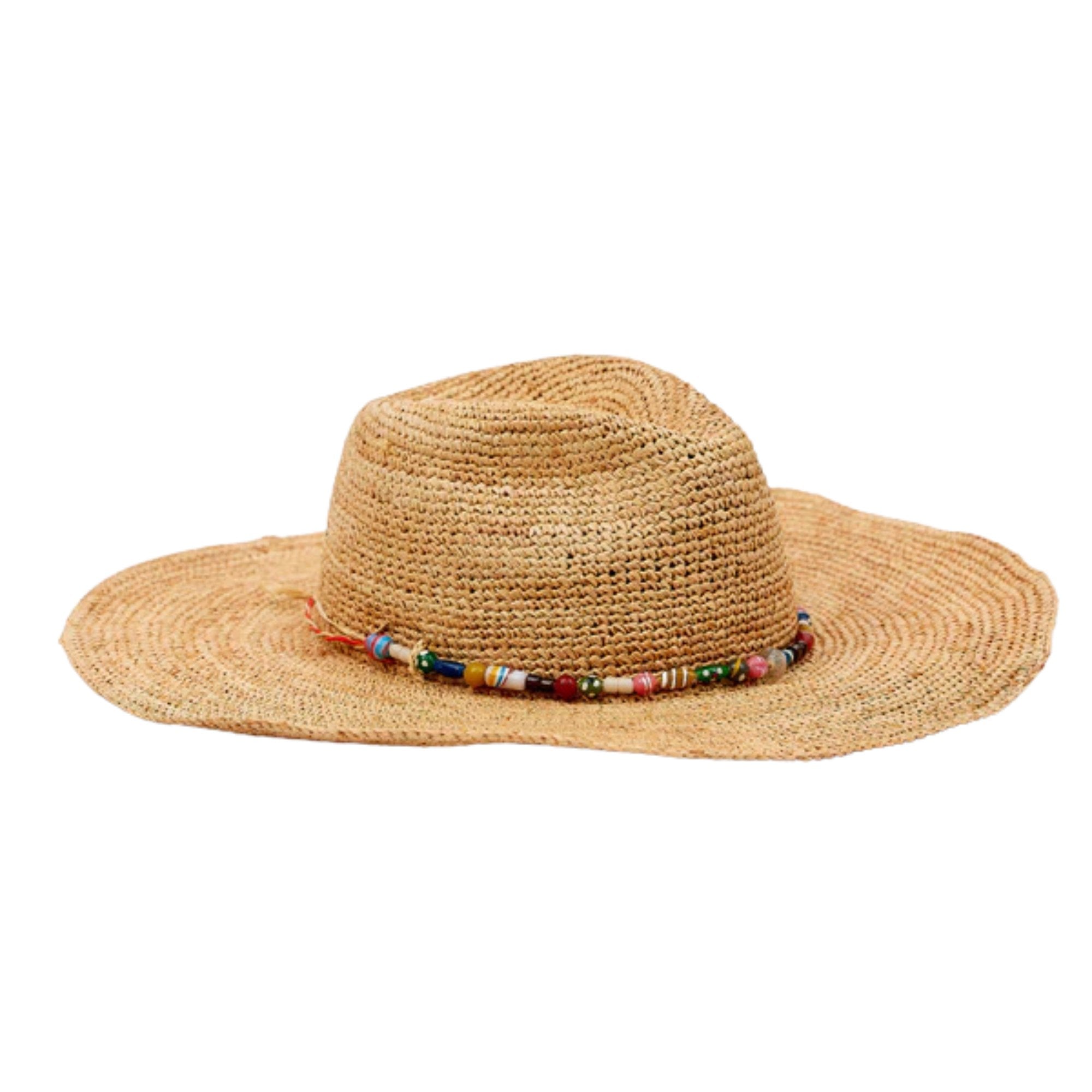 Millie Continental Hat in Natural/Multi – Hat Attack | Gwynns of Mount ...